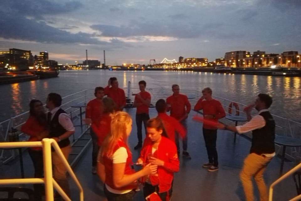 Studentenfeest op het water met Sanctus Laurentius BOOT 3 Rotterdam